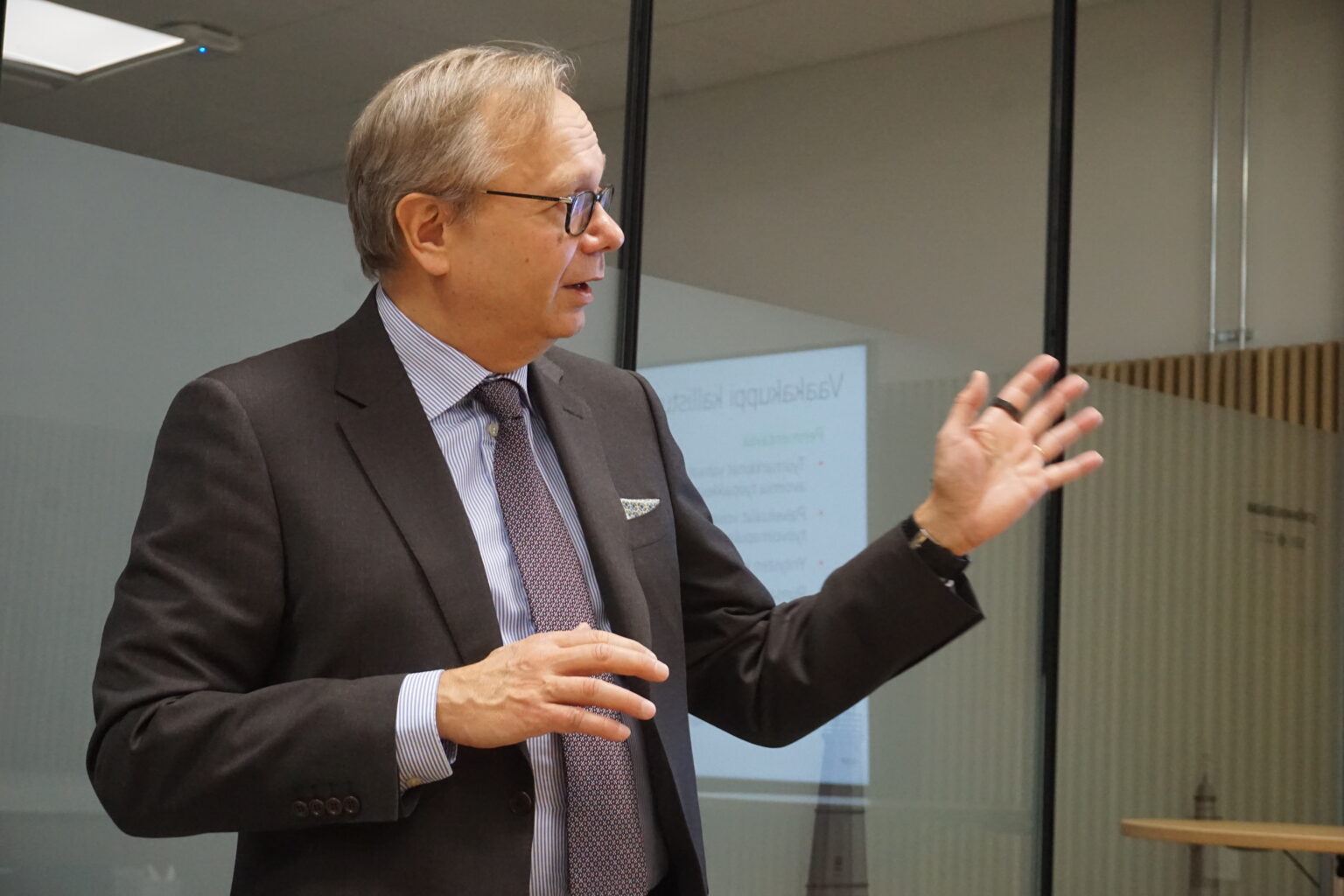 OP Gruppens chefsekonomist Reijo Heiskanen i Vasa - "Det går inte så ...