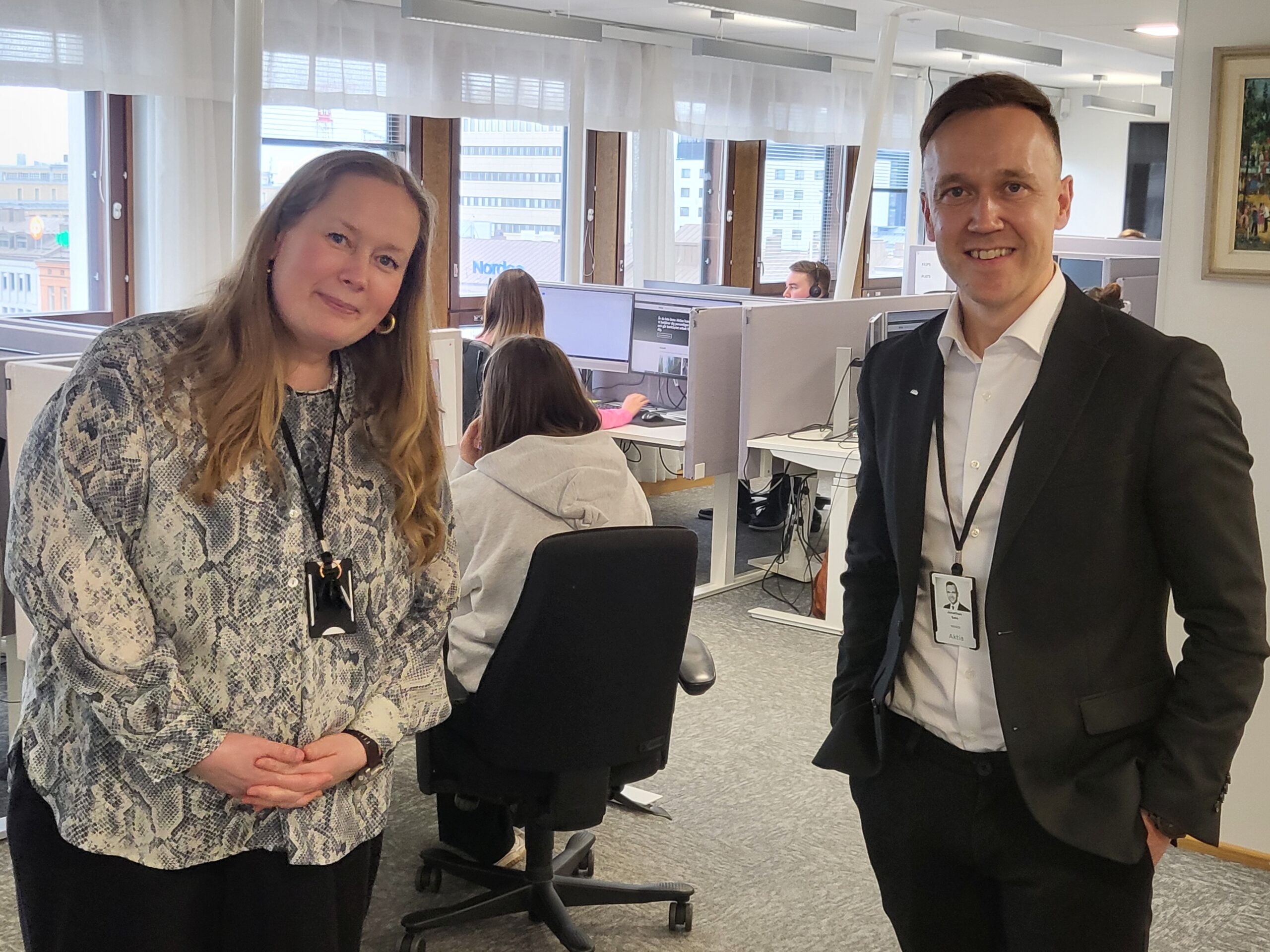 Aktias nya tjänster mikrospararen och seniorlinjen har fått god respons ...